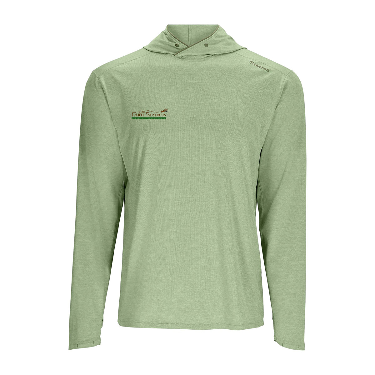 Simms MTS Logo SolarFlex Hoody Field Heather – Trout Stalkers Fly Shop
