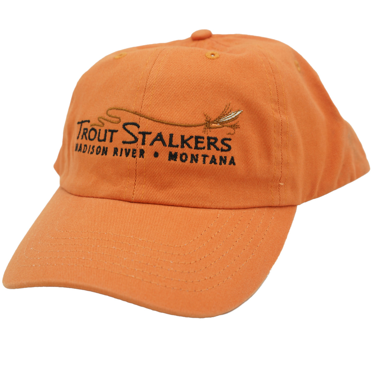 MTS Logo Original Pumpkin – Trout Stalkers Fly Shop