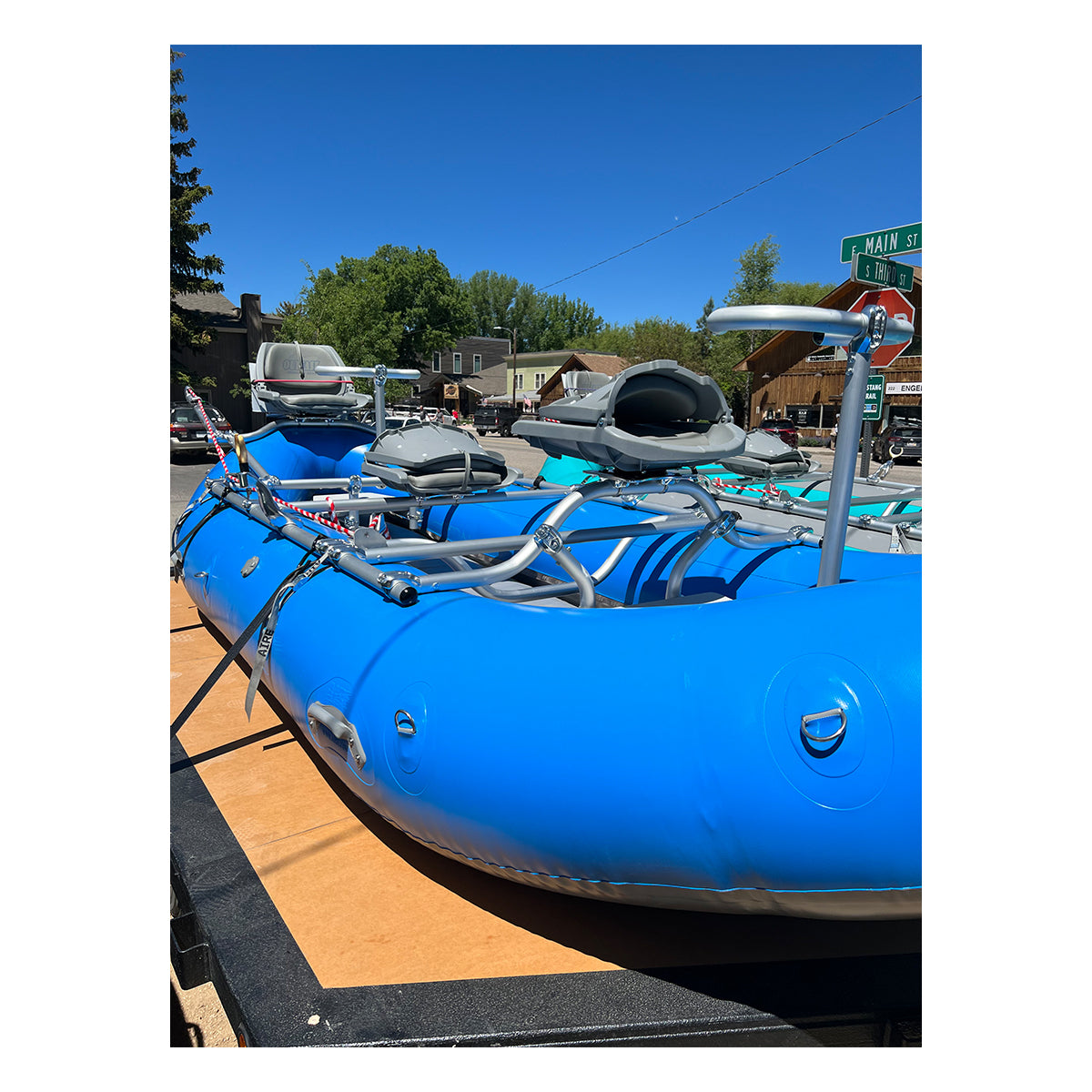 Outcast PAC 1400 Raft Blue with Frame/2021 Tight Lines Trailer – Trout ...